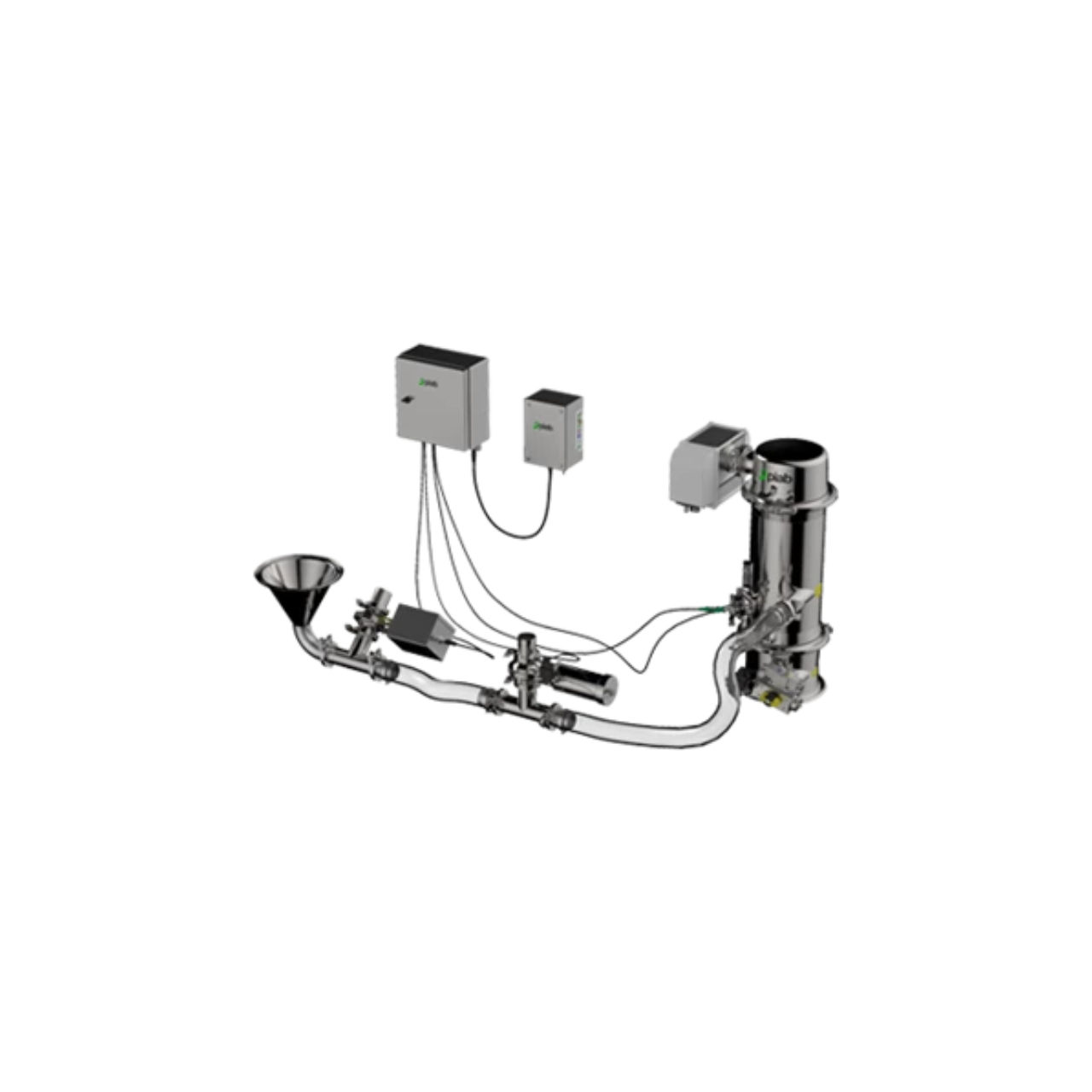 piFLOW®p SMART - automatic vacuum conveying - Pneutec